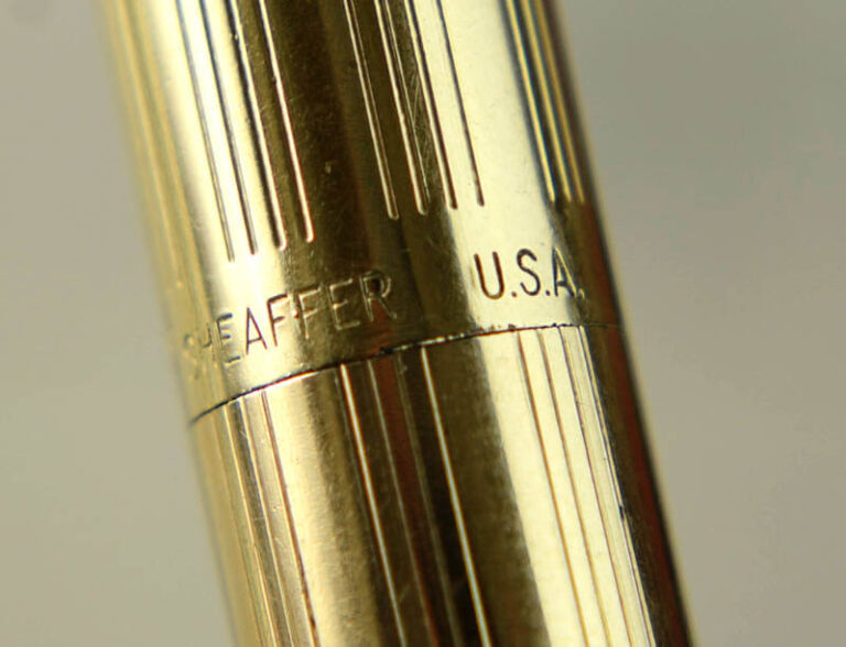 Buy sheaffer stylist 727 set of fountain pen with 14K gold M nib online