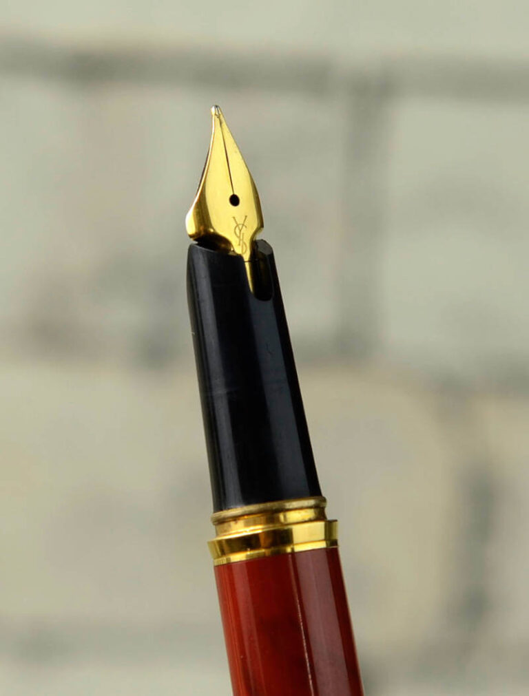 Buy YVES Saint laurent fountain pen with gold plated M nib