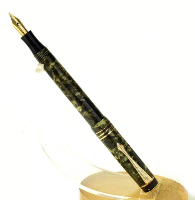 Buy camel button filler celluloid fountain pen with 14K gold M nib