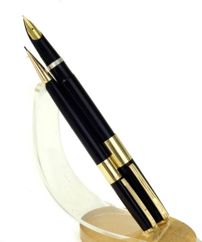 Buy Pilot super 200 set of fountain pen and pencil 14K gold F nib