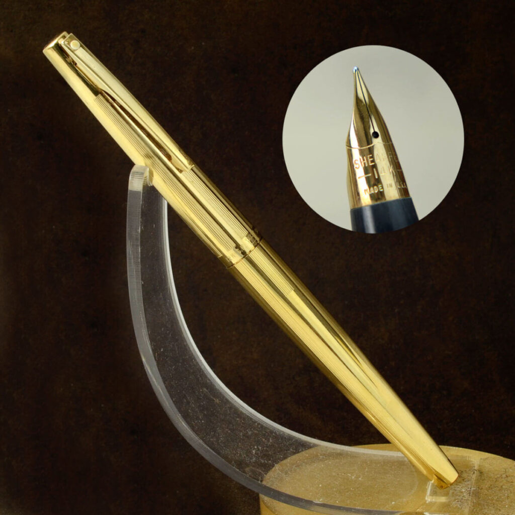 Buy sheaffer stylist 777 fountain pen with 14K gold conical M nib online