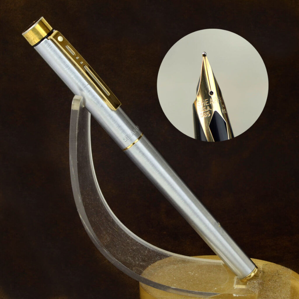 Buy sheaffer stylist 777 fountain pen with 14K gold conical M nib online