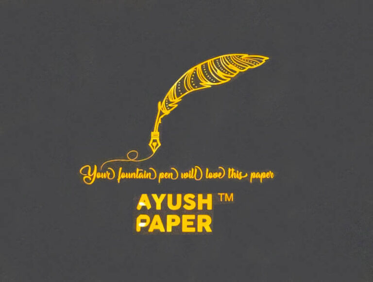 Buy ayush paper 100 pages fountain pen notebooks | 100 gsm