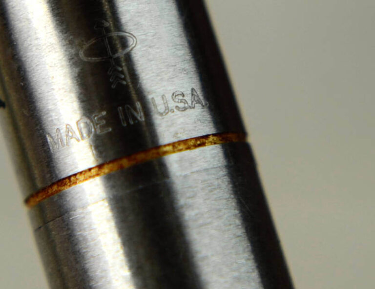 Vintage parker 75 flighter chrome fountain pen with 14K gold XF nib