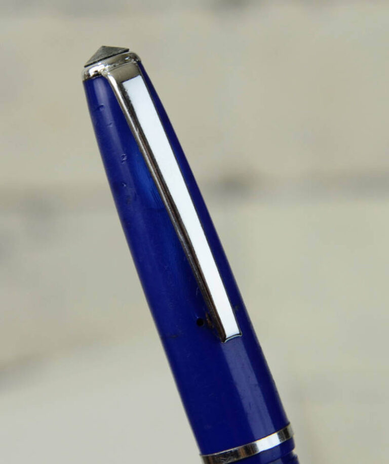 Buy platignum lever filler blue fountain pen with Fine point nib online
