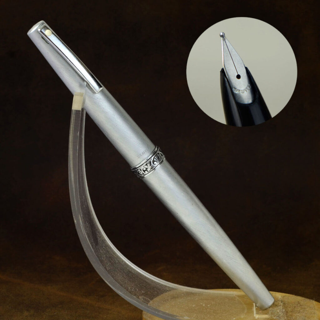 Buy lady sheaffer 620 fountain pen with conical steel M nib - Used