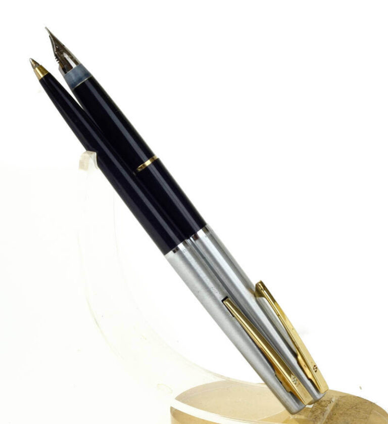 Buy sheaffer stylist set of fountain pen with palladium silver fine nib