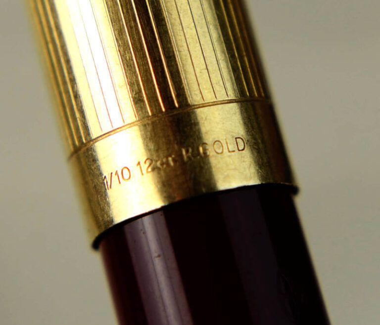 Buy parker 17 De Luxe fountain pen with 14K solid gold F nib