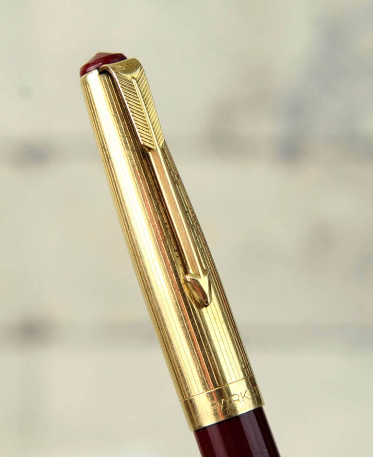 Buy parker 17 De Luxe fountain pen with 14K solid gold F nib