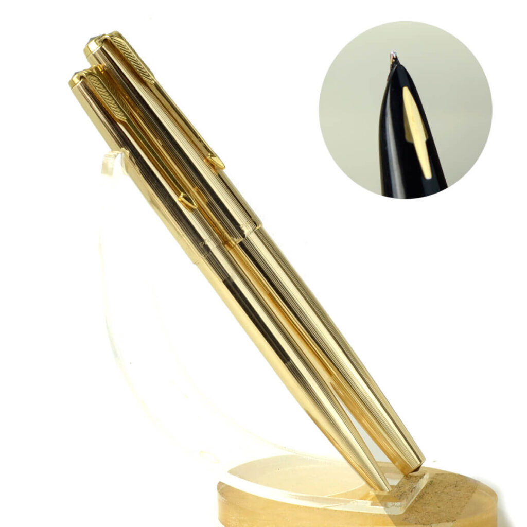 Buy parker 61 fountain pen and ballpoint set with 14CT gold nib