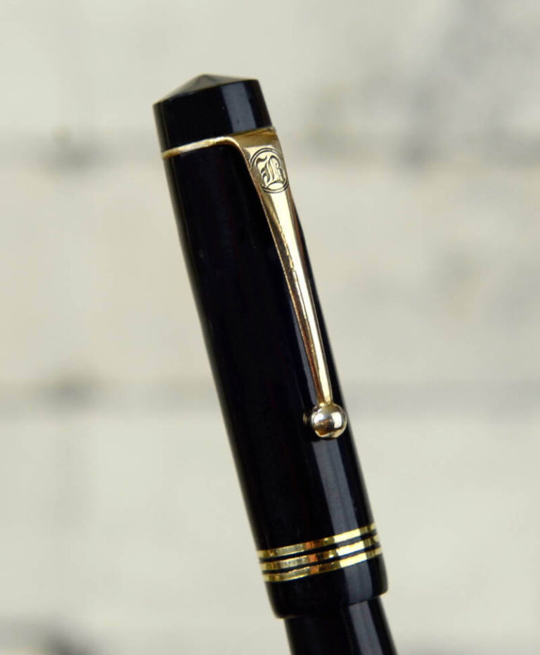 Buy Vintage burnham 55 button filler fountain pen 14K gold M nib online