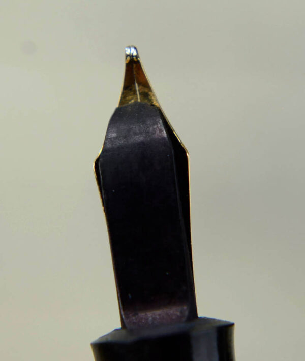 Buy Vintage burnham 55 button filler fountain pen 14K gold M nib online