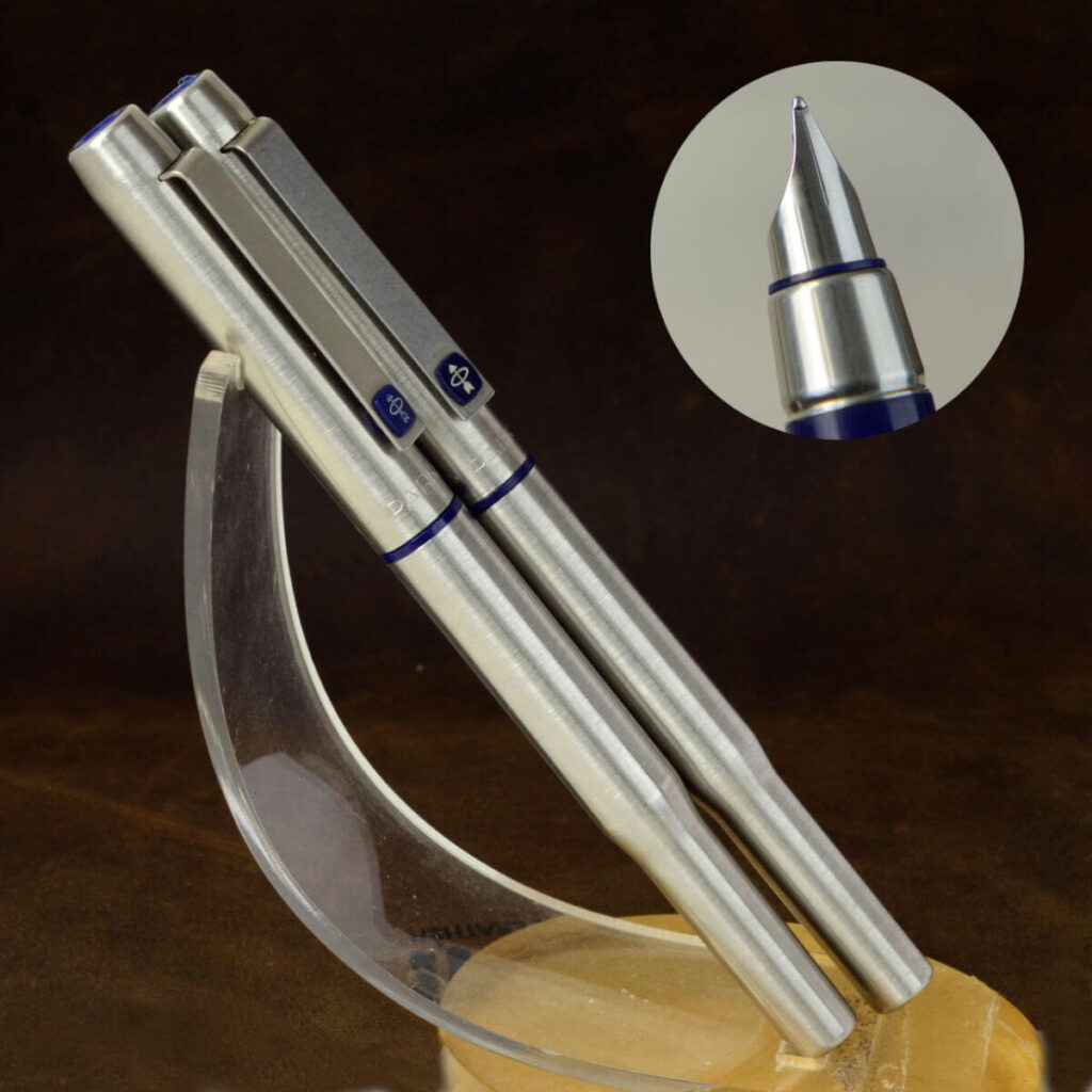 Parker 25 set of funtain pen and rollerball pen with steel M nib