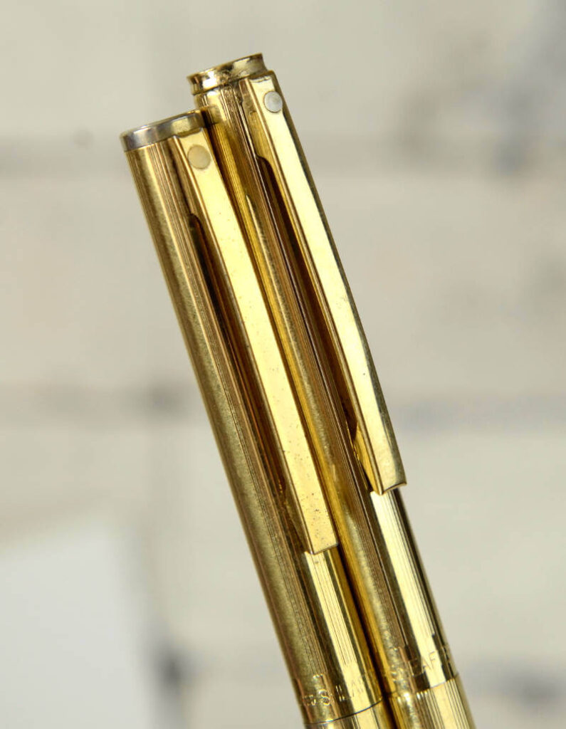 Buy vintage sheaffer TRZ 70 fountain pen gold plated M nib