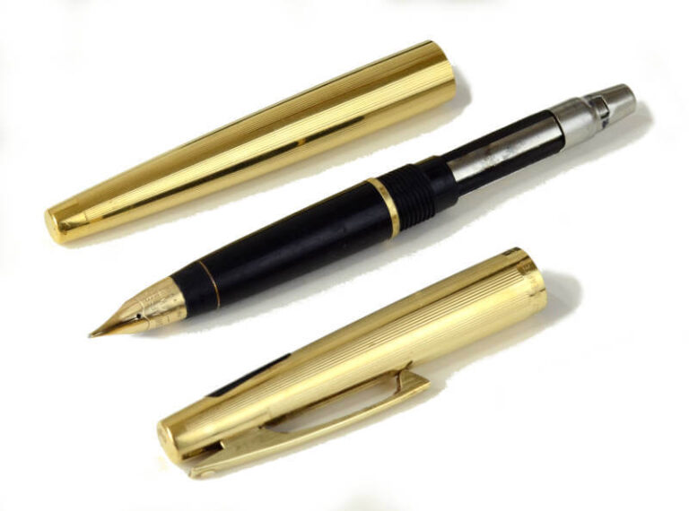 Buy sheaffer stylist 777 fountain pen with 14K gold conical M nib online