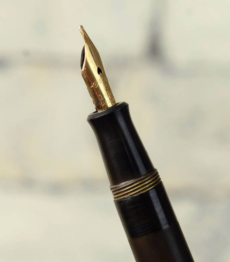 buy swan self filler vintage fountain pen with 14K solid gold F nib