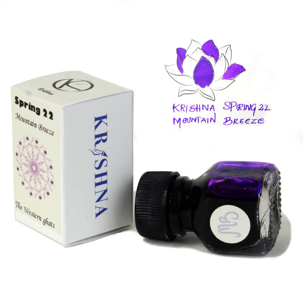 Buy krishna ink mountain breeze fountain pen ink online