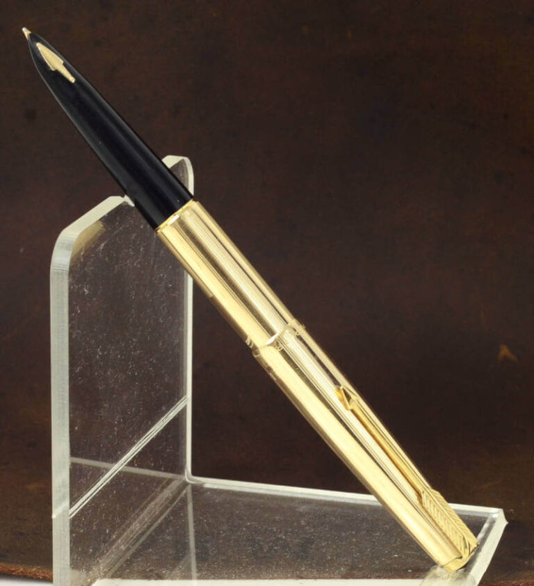 Buy parker 61 gold filled barrel fountain pen 14CT gold nib online