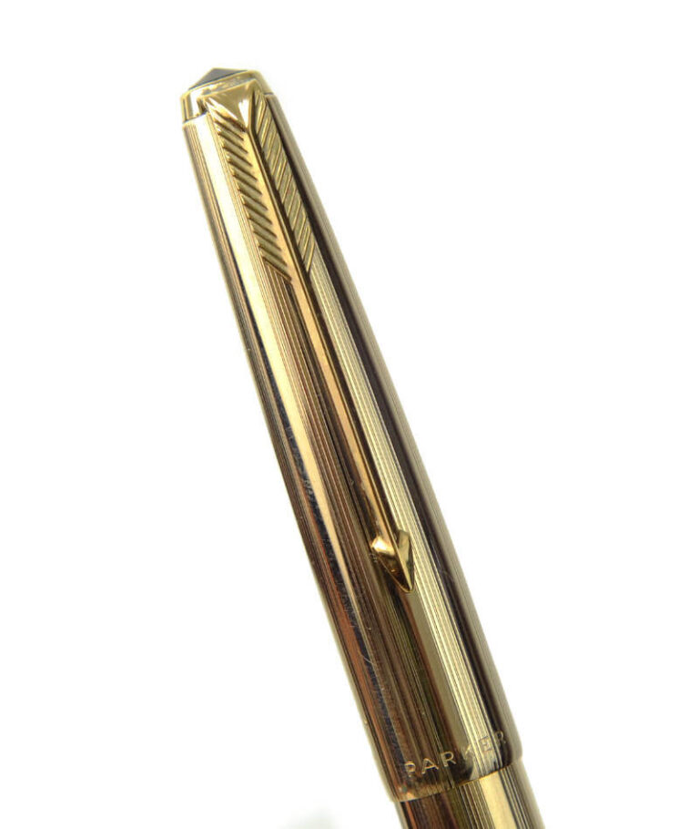 Buy parker 61 gold filled barrel fountain pen 14CT gold nib online