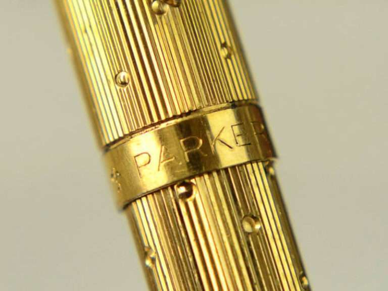 Buy parker 75 perle ballpoint pen gold filled barrel online