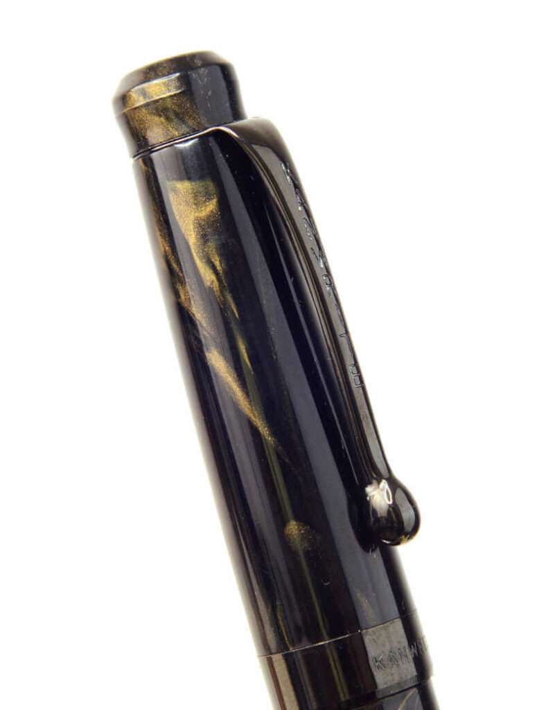 Buy Kanwrite Heritage ebony golden lace piston filler fountain pen