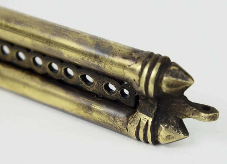 Buy antique brass ink well in perfect condition 1920 made