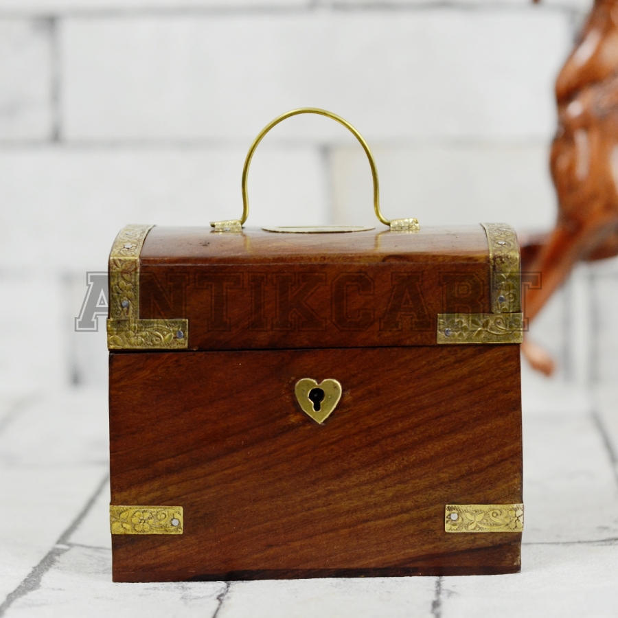 Treasure Chest Model Coin Collection Bank - Antikcart