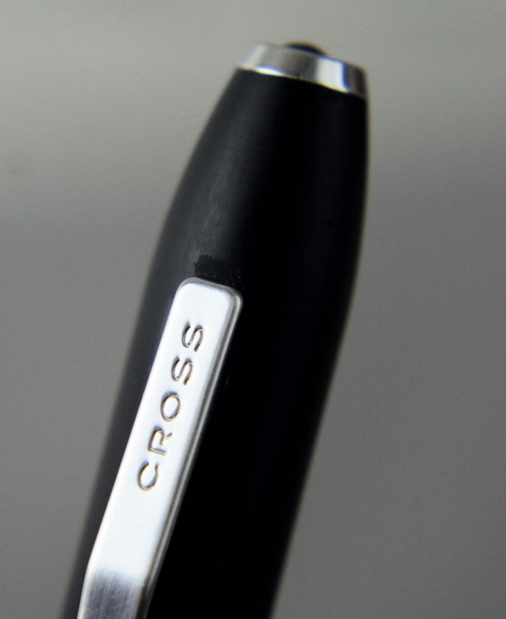 Cross tech 4 satin black barrel multifunction pen - 3 ballpoint and 1 ...