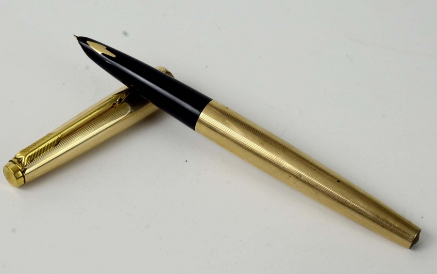 Buy parker 61 gold nib fountain pen 12K gold filled cap and barrel online