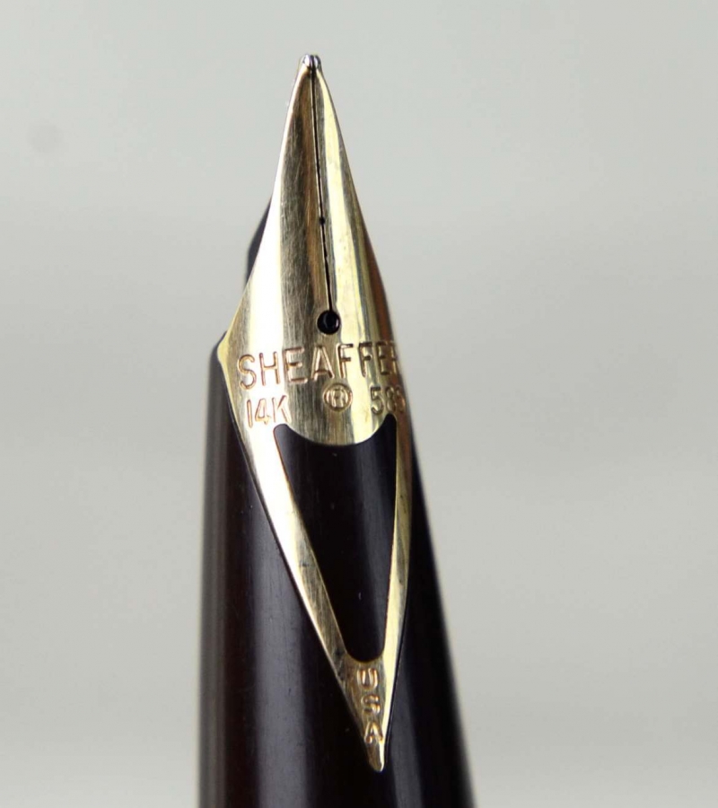 Buy online Vintage Sheaffer Desk pen with 14K solid gold M nib