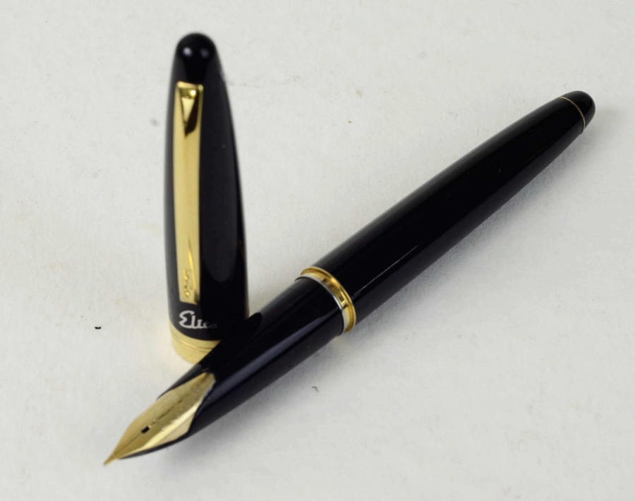 Buy Vintage Pilot elite custom fountain pen wth 18K solid gold M nib