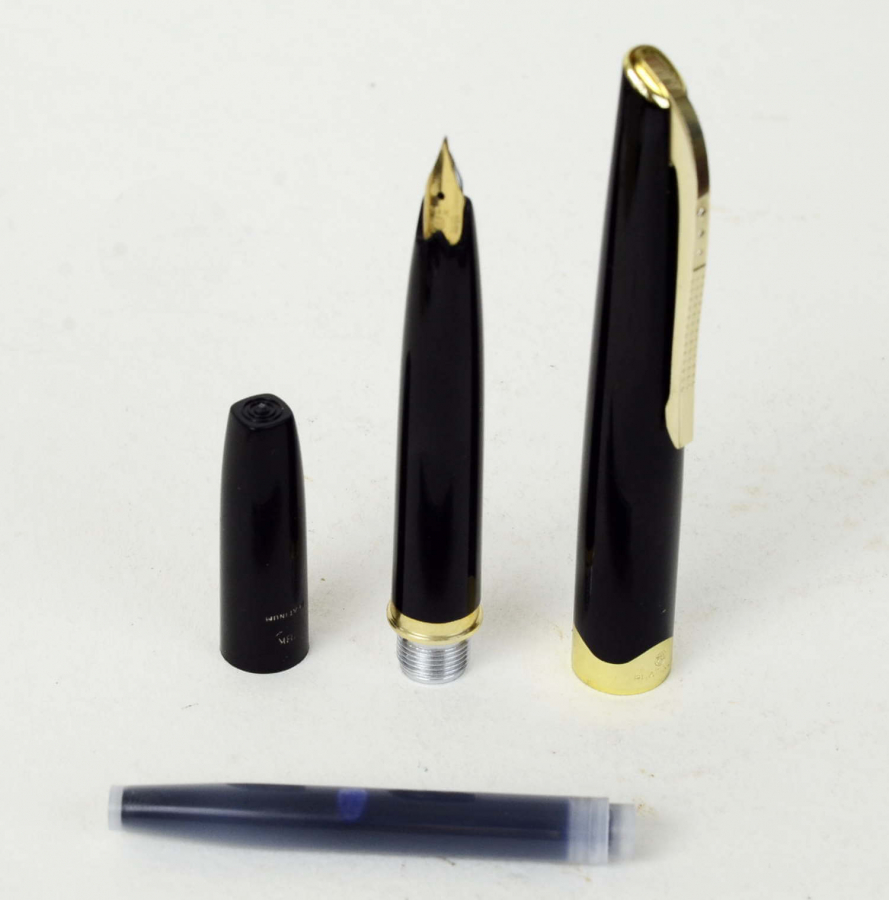 Buy Platinum 18k gold nib fountain pen with 18K solid gold F nib online