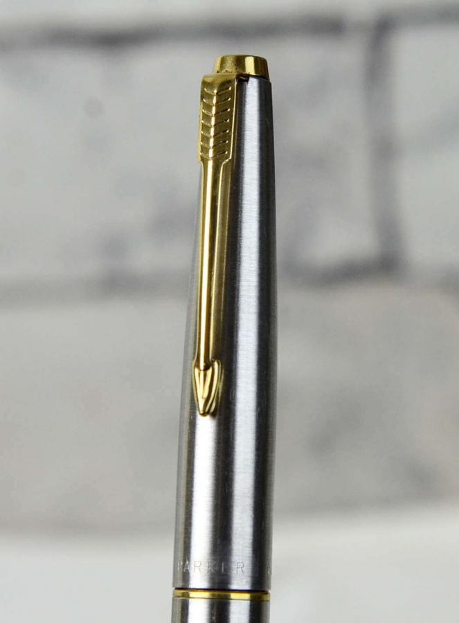 Buy online Parker 45 flighter set fountain pen and ballpoint 14K gold M nib