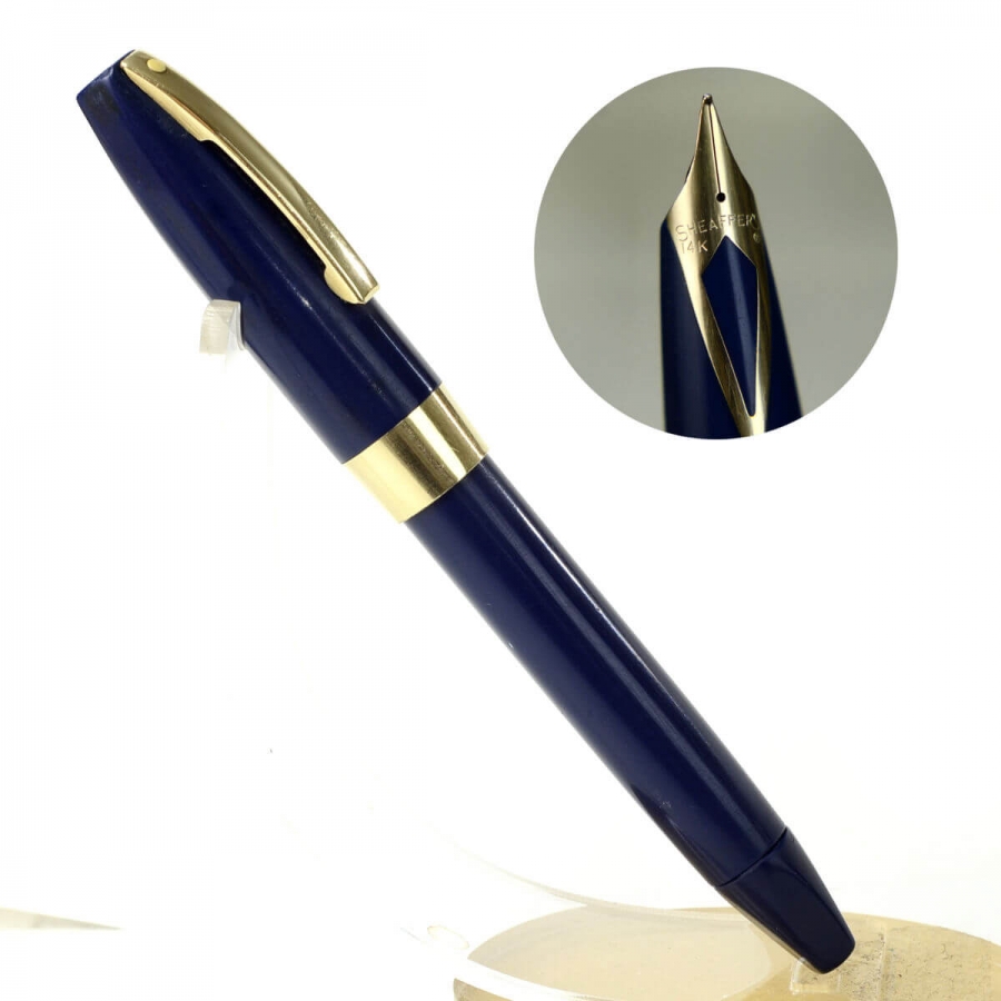 Buy vintage sheaffer PFM III snorkel fountain pen 18K gold M nib online